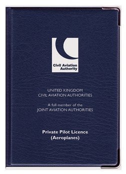 CAA PPL Licence Cover
