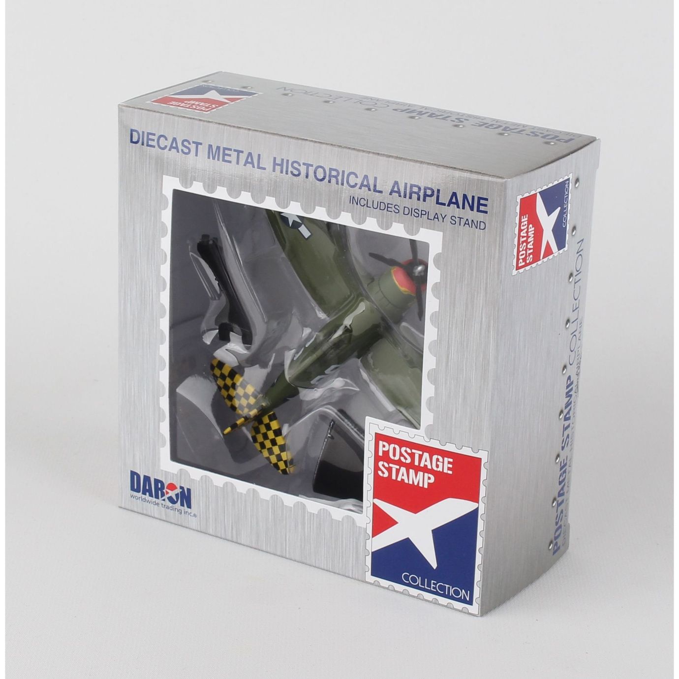 Postage Stamp P-47 Thunderbolt Big Stud Diecast Model - Scale 1:100