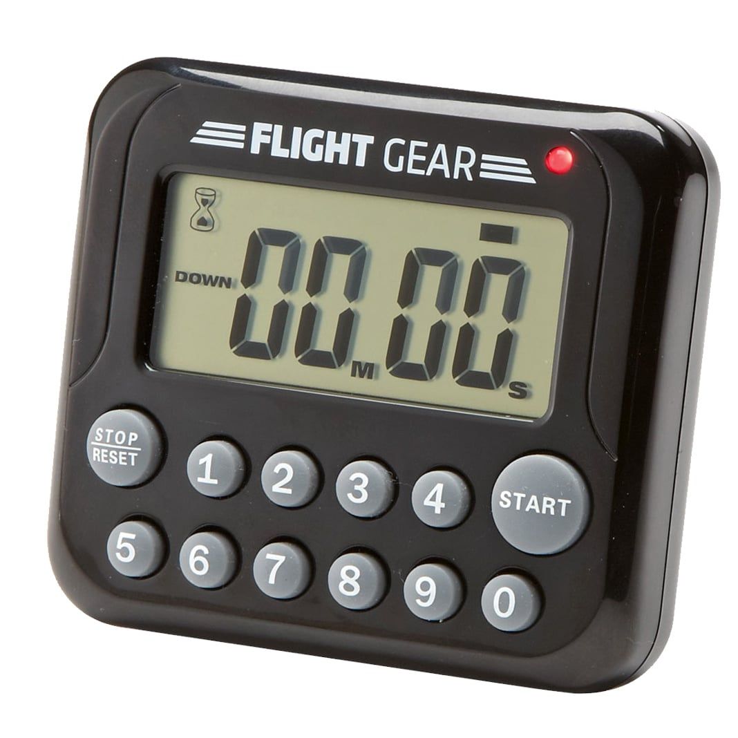 Sportys Flight Gear Digital Timer