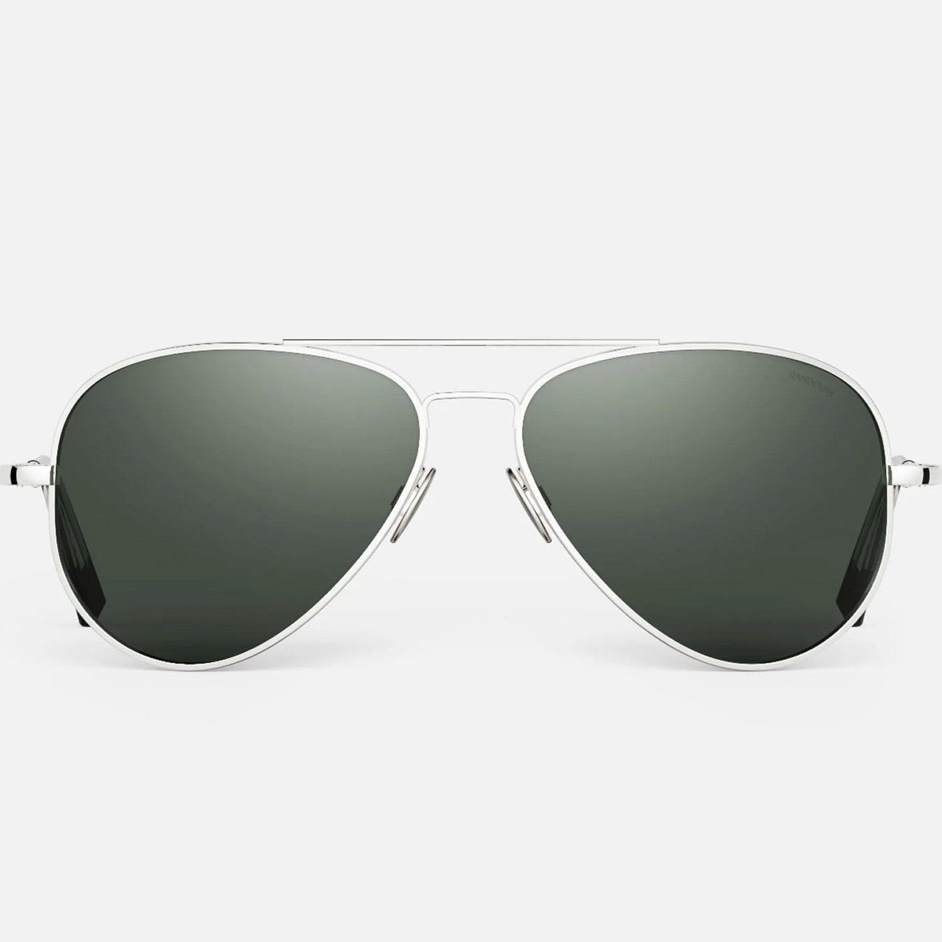 Randolph Concorde Sunglasses - 23K White Gold Frame with AGX Lens