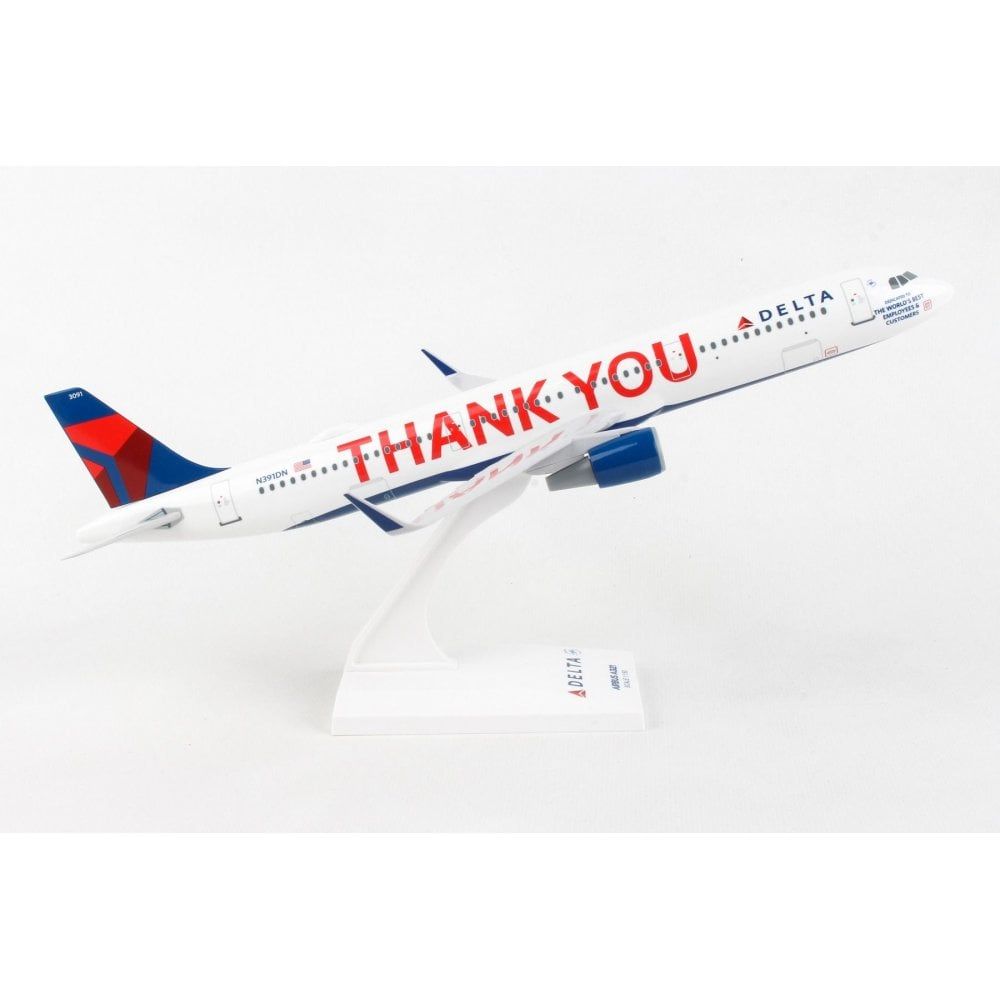 Skymarks Delta A321 Thank You Livery Plastic Model - Scale 1:150