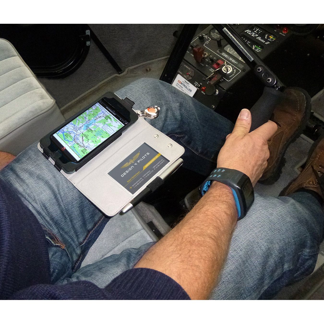 Design4Pilots iPilot iPhone Kneeboard