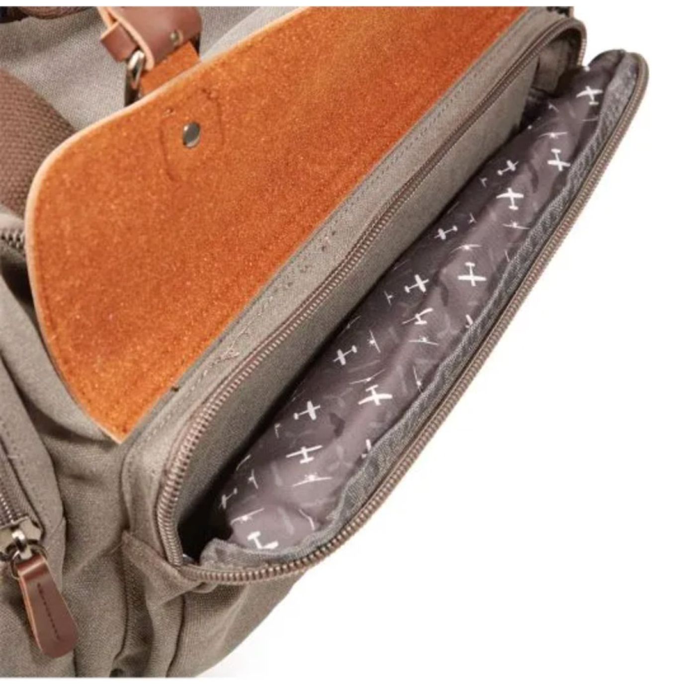 Sportys Pilot Wings Canvas Duffle Flight Bag