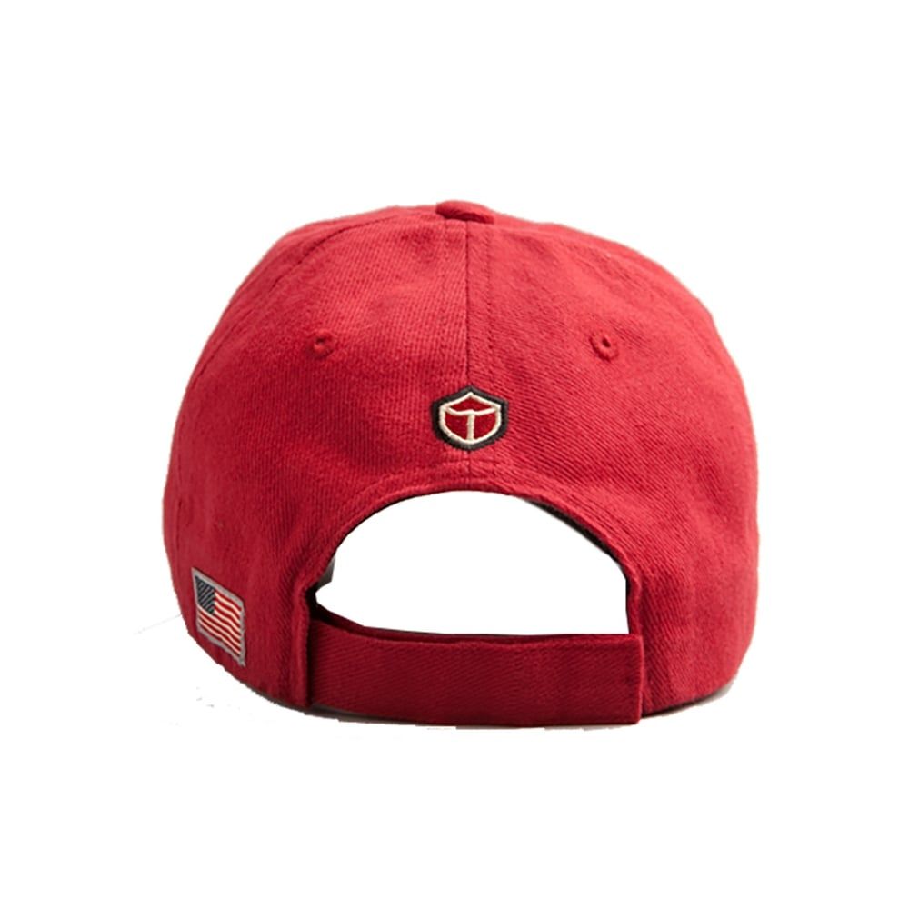Red Canoe Cessna Plane Baseball Cap - Red