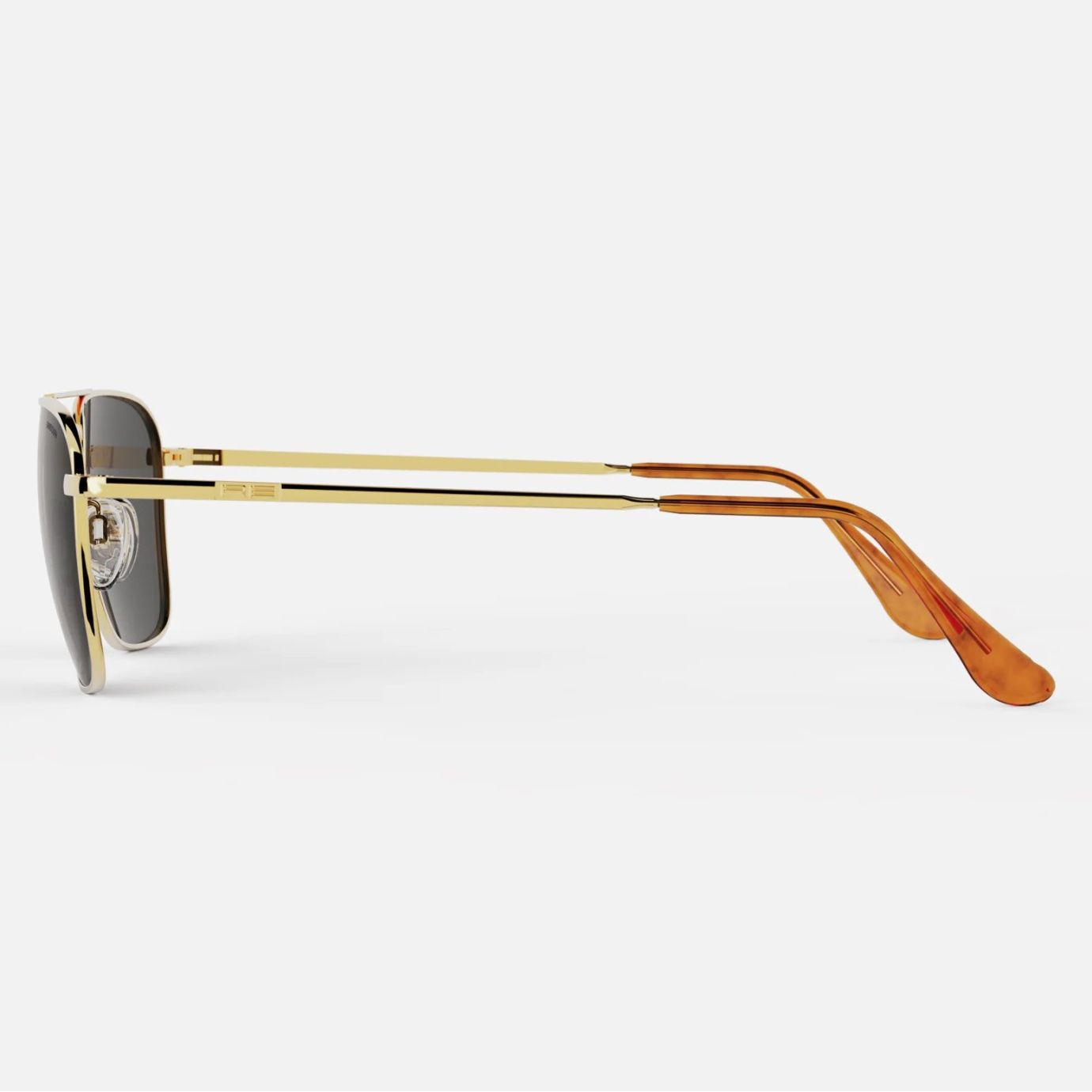 Randolph Intruder Sunglasses - 23K Gold - American Gray 58mm Lens