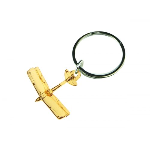 Clivedon Tiger Moth Keyring - Gold