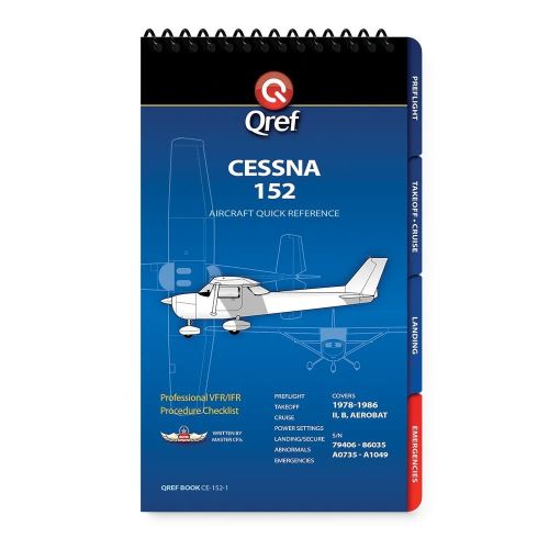 Cessna 152 1978-86 Aircraft Checklist | Flightstore