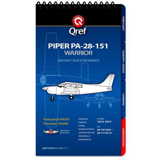 Qref Piper Warrior PA-28-151 (1973-77 ) Aircraft Checklist