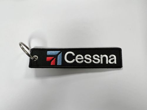 Cessna Embroidered Keyring