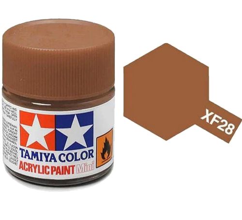 Tamiya XF-28 Dark Copper Matt Acrylic Paint 10ml