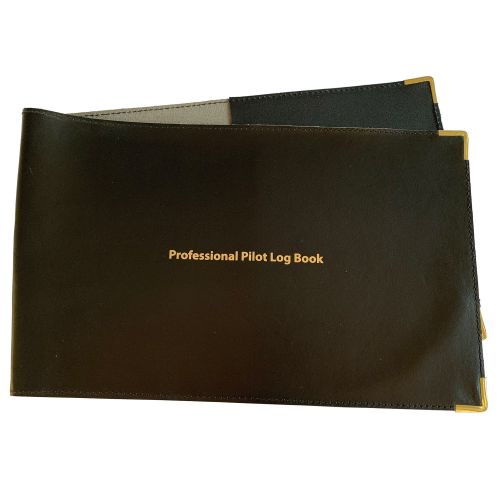 Logbook Cover for Jeppesen Professional Logbook - Black