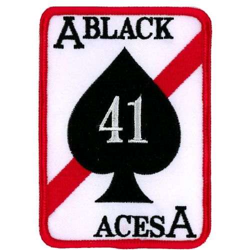 VFA-41 Black Aces 41 Embroidered Patch