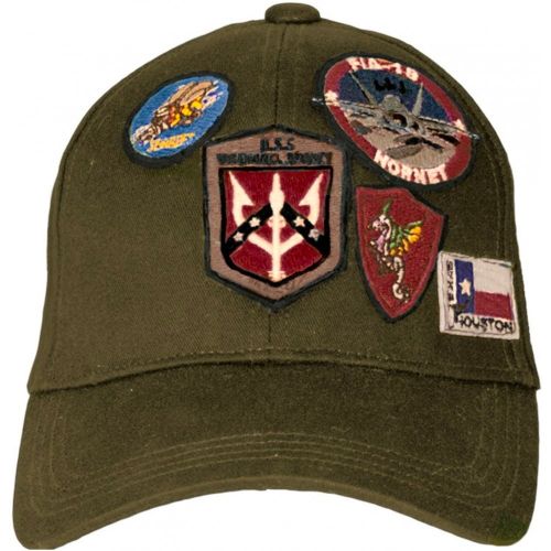 Top Gun Patch Baseball Cap in Olive | Flightstore