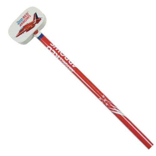 Red Arrows Pencil with Red Arrows Rubber Topper