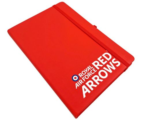 Red Arrows A6 Soft Touch Notebook