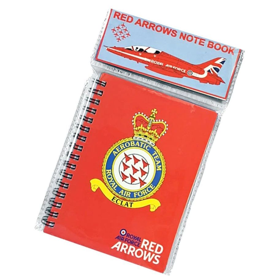 Red Arrows Logo A5 Spiral Notebook
