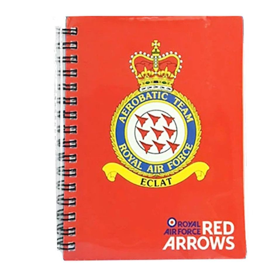 Red Arrows Logo A5 Spiral Notebook
