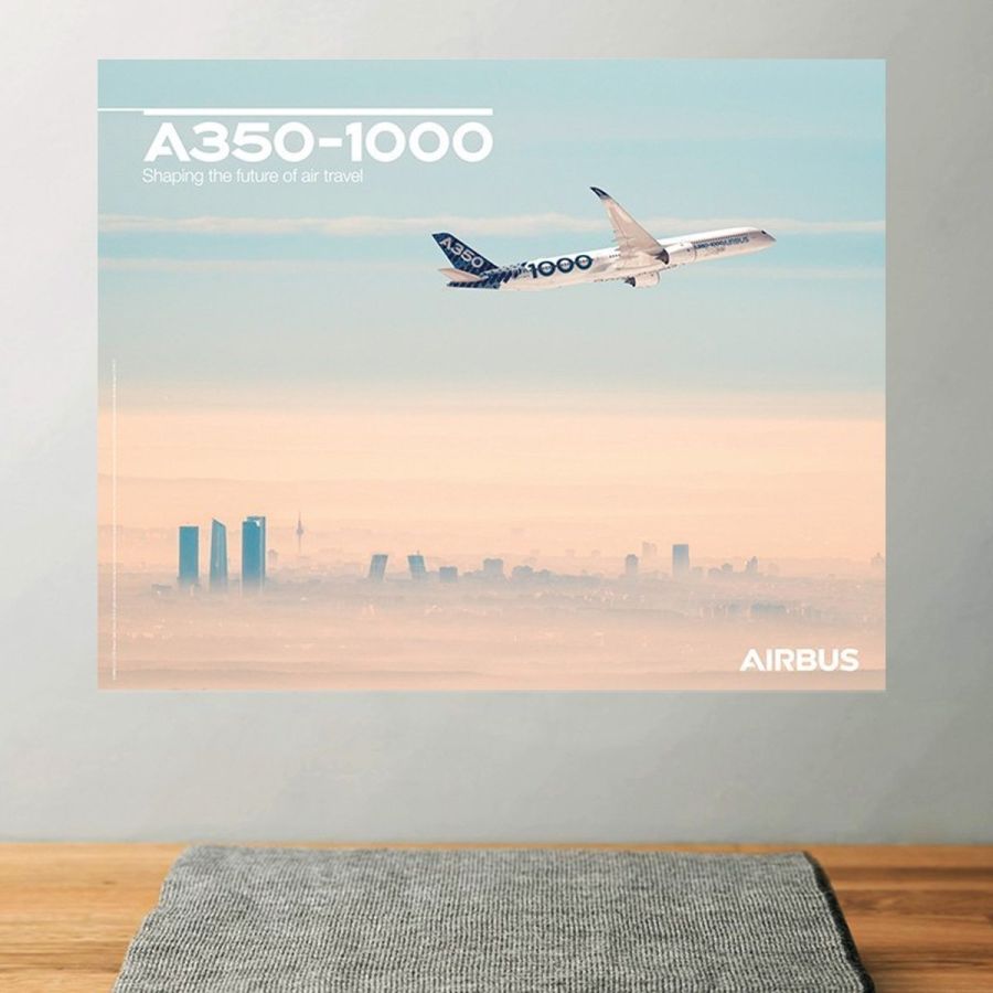 Airbus A350-1000 Poster - Flight View