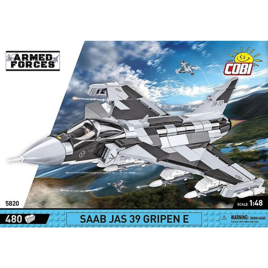 Saab JAS 39 Gripen E Brick Model Kit