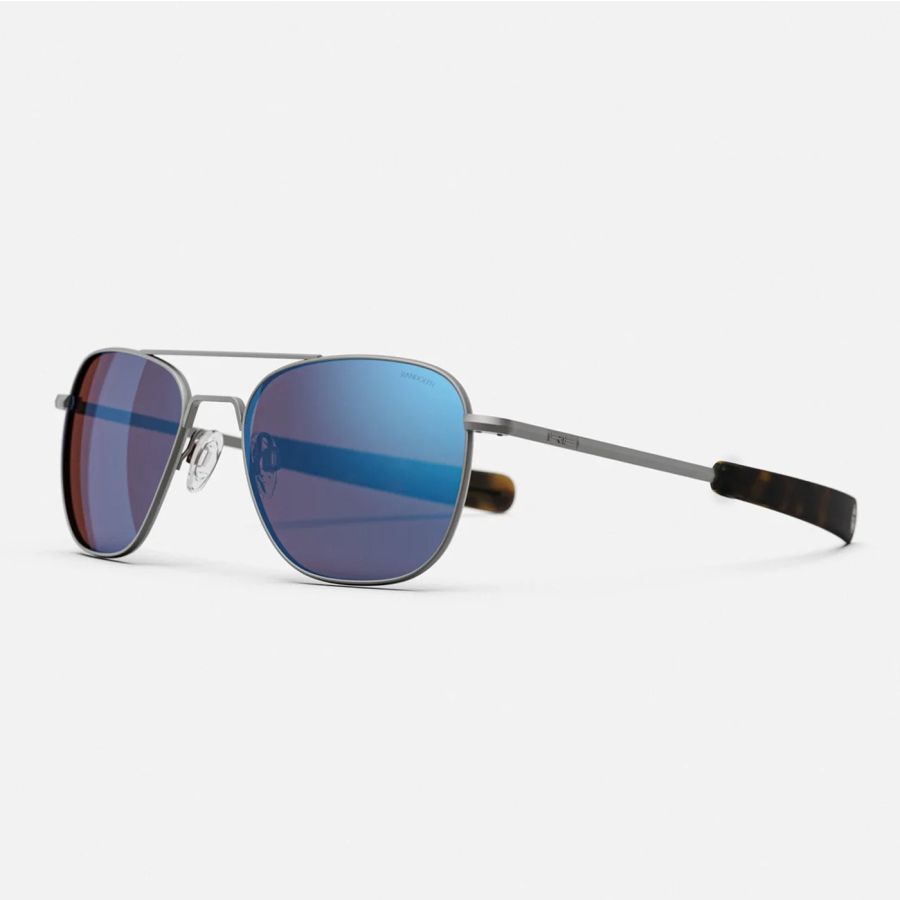 Randolph Driveworks Aviator Sunglasses - Satin Gunmetal Frame