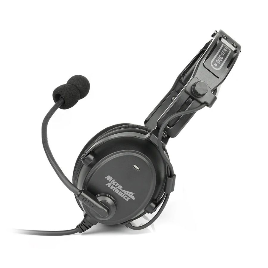 Micro Avionics Aero 300 ANR GA Headset with Stereo Bluetooth