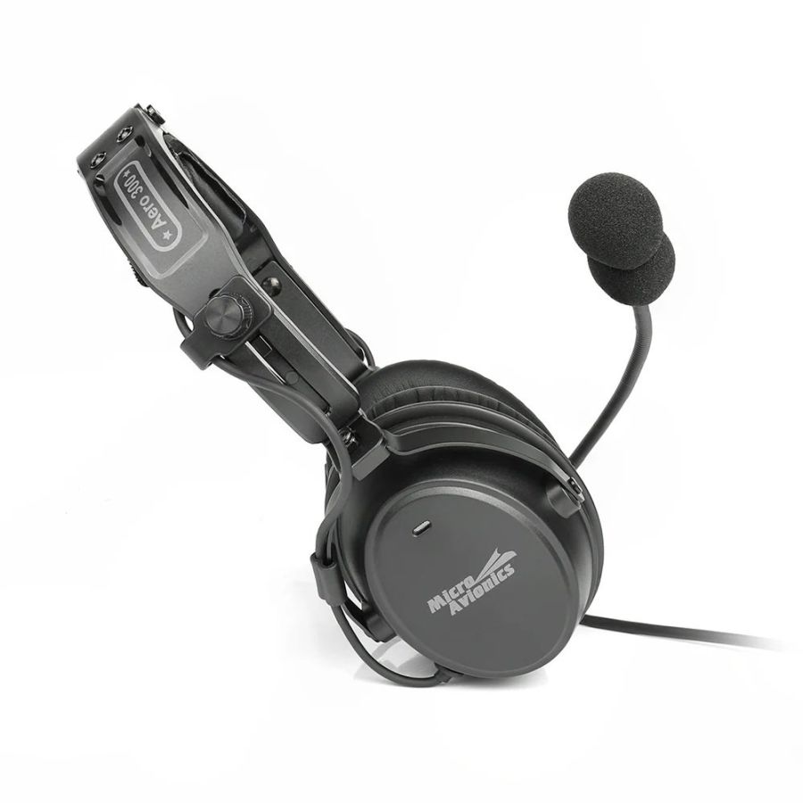 Micro Avionics Aero 300 ANR GA Headset with Stereo Bluetooth
