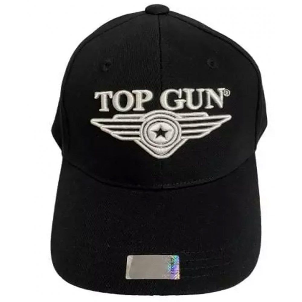 Top Gun 3D Wings Logo Baseball Cap in Black | Flightstore