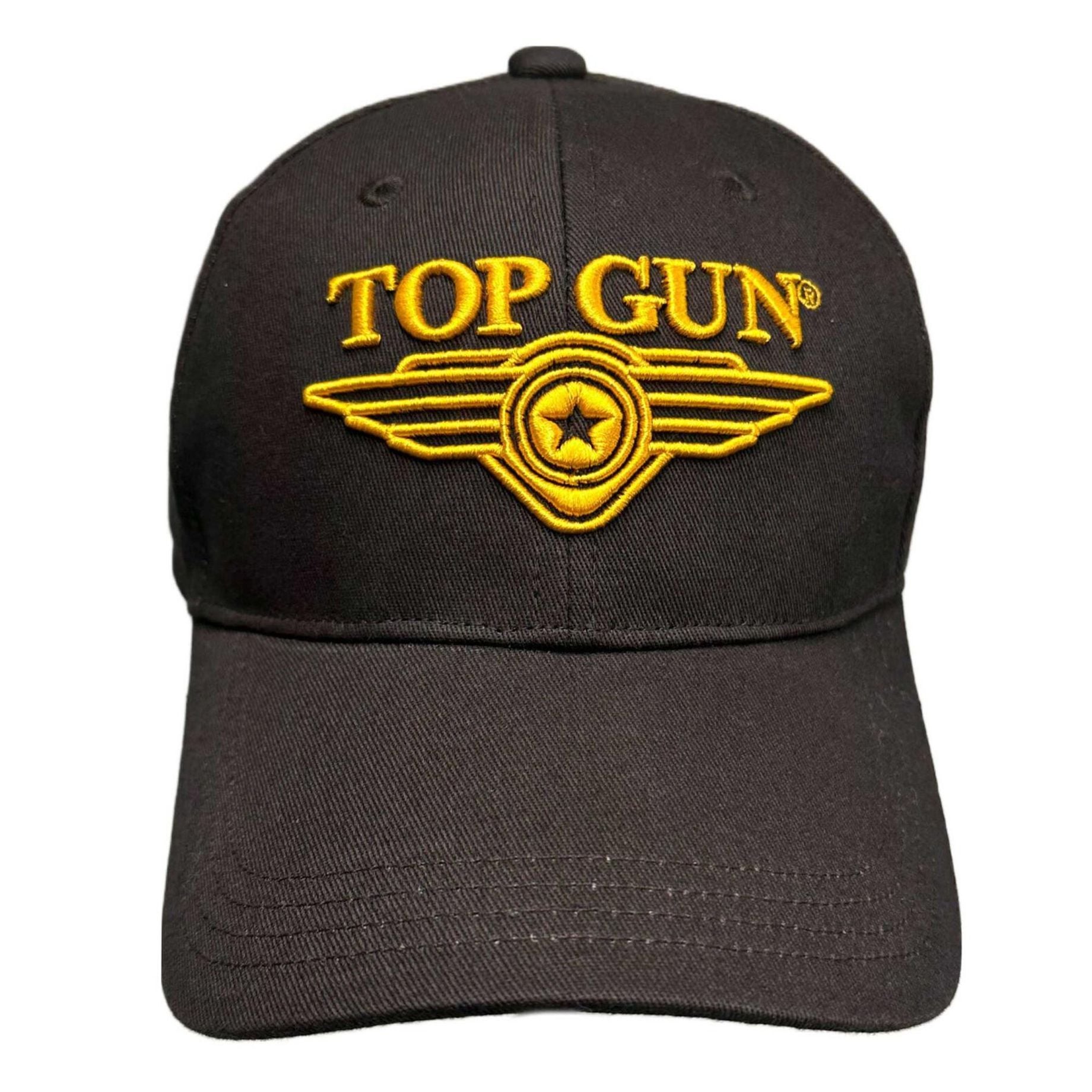 Top Gun 3D Logo Baseball Cap in Brown/Mustard