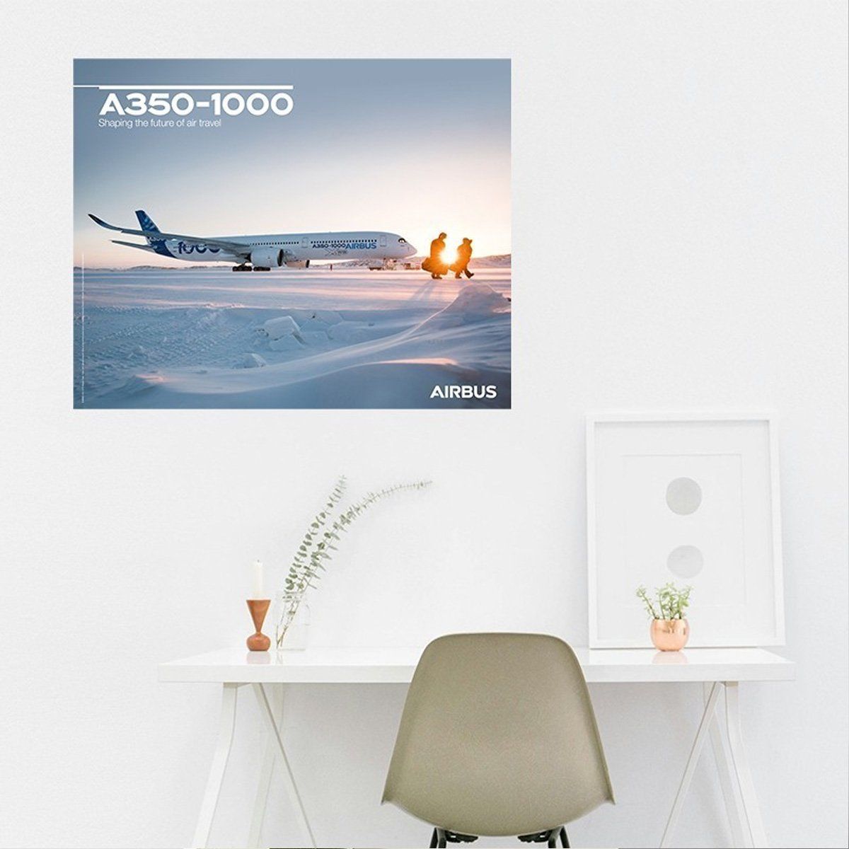 Airbus A350-1000 Poster - On Ground View