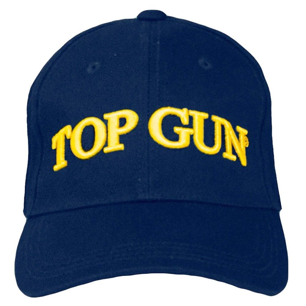 Top Gun Plain Logo Baseball Cap in Navy