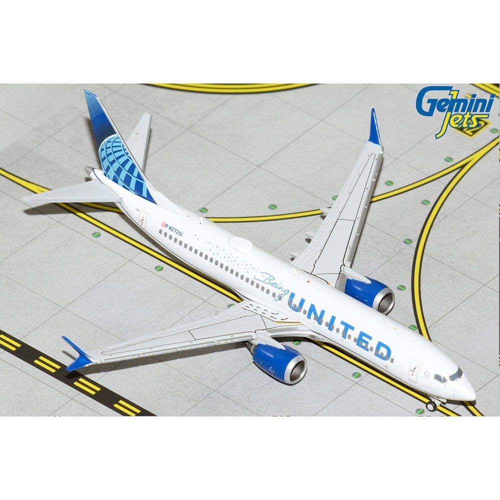 Gemini Jets United Airlines B737 Max 'Being United Livery' Diecast ...