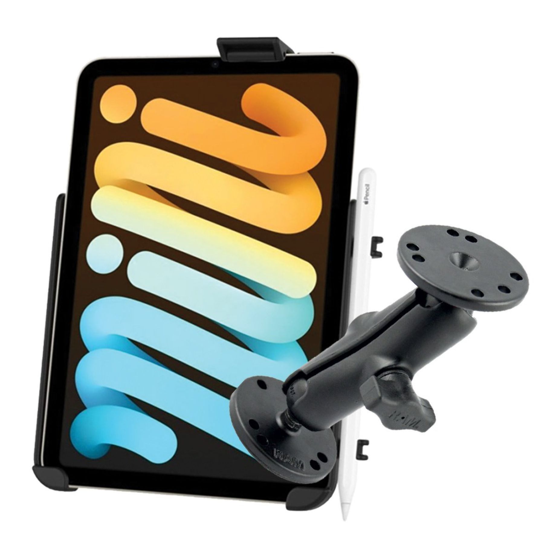 Ram Mounts iPad Mini 6 Holder & Standard Mount Bundle