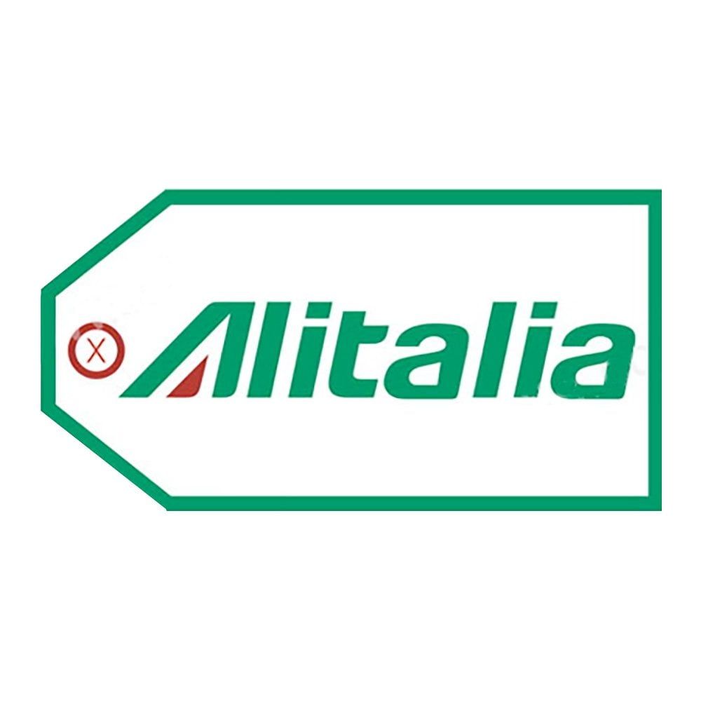 Alitalia Embroidered Baggage Tag