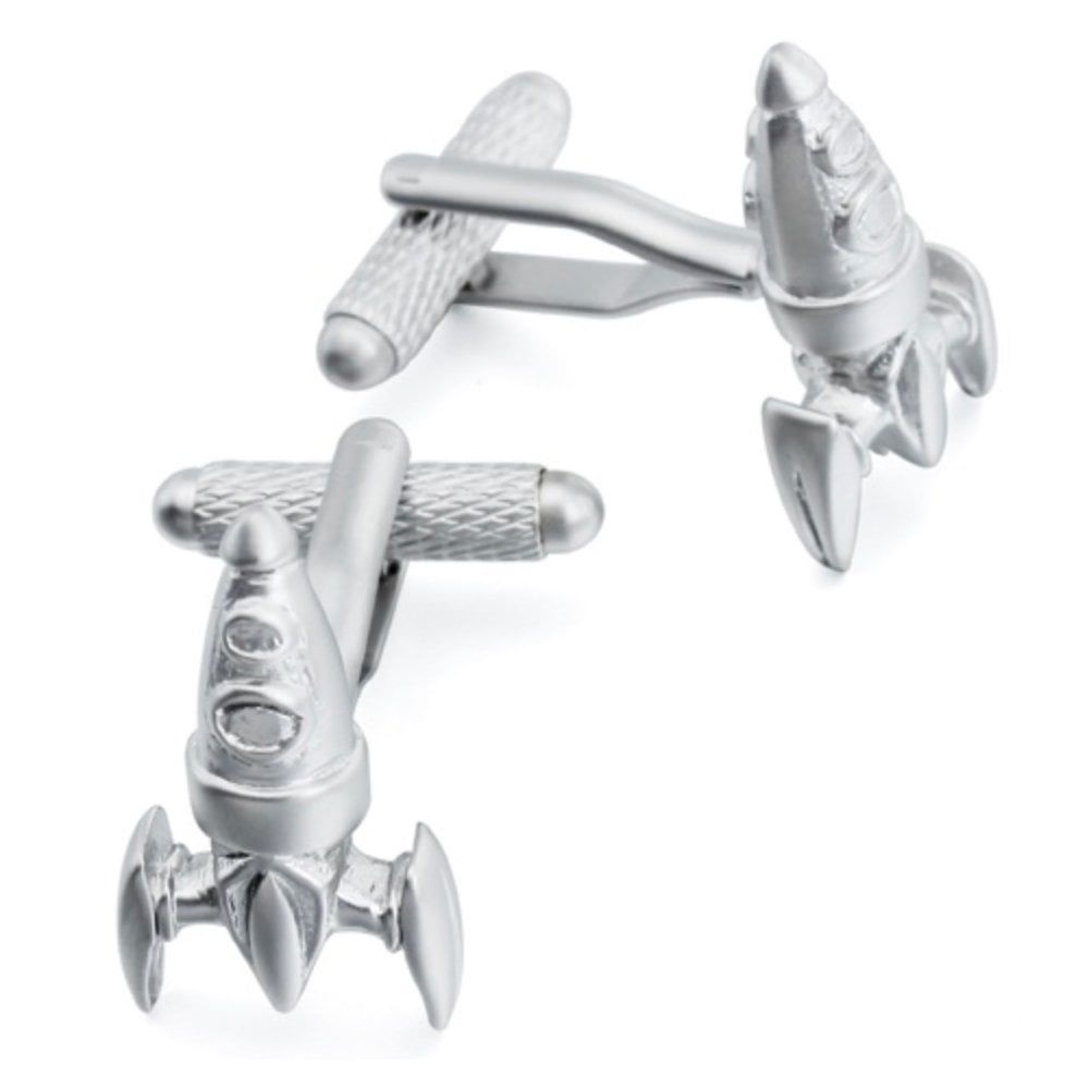 Onyx-Art Rocket Cufflinks