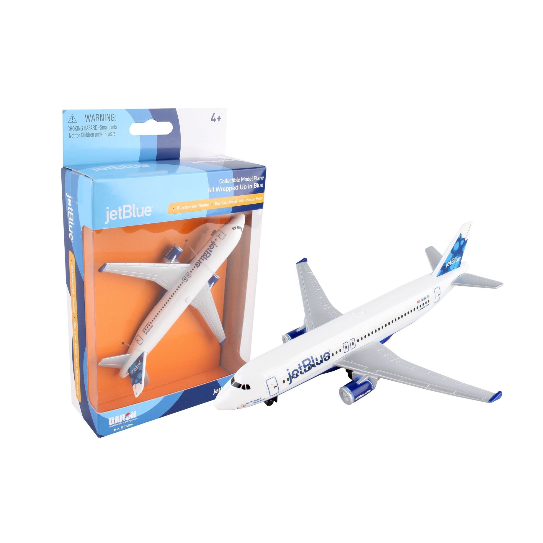 Jet Blue Diecast Toy