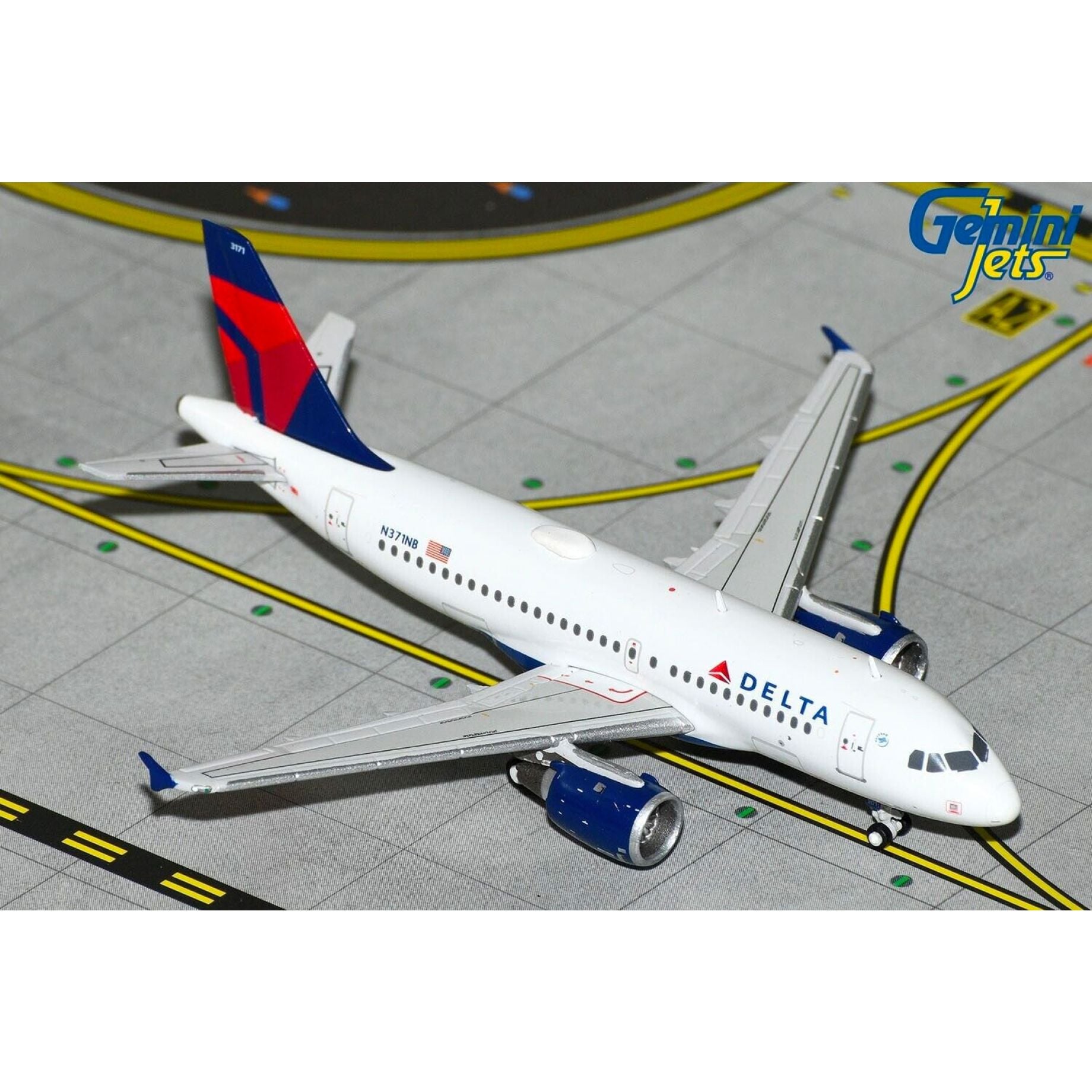 Gemini Jets Delta Airlines Airbus A319 Diecast - N371NB - 1/400 GJDAL2093