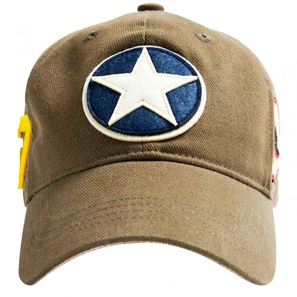 Red Canoe P40 Warhawk Baseball Cap - Khaki