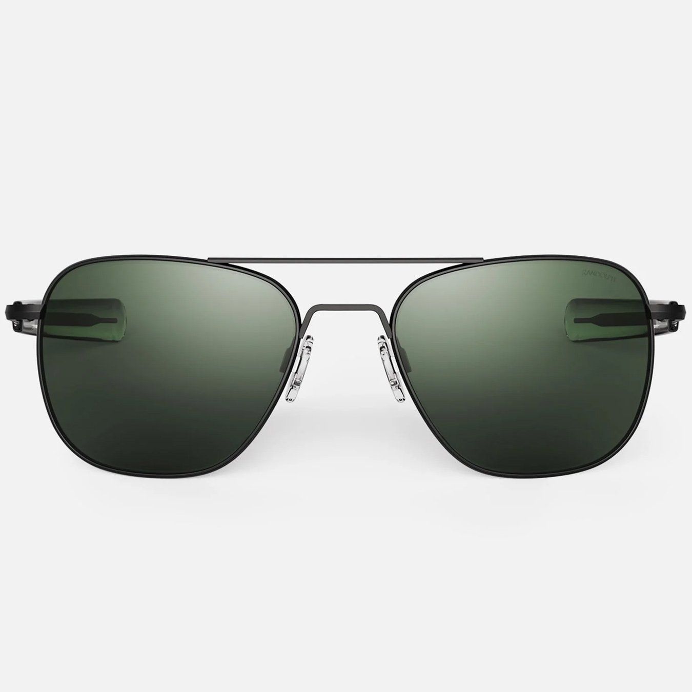 Randolph Aviator Sunglasses - Matte Black Frame with AGX Lens