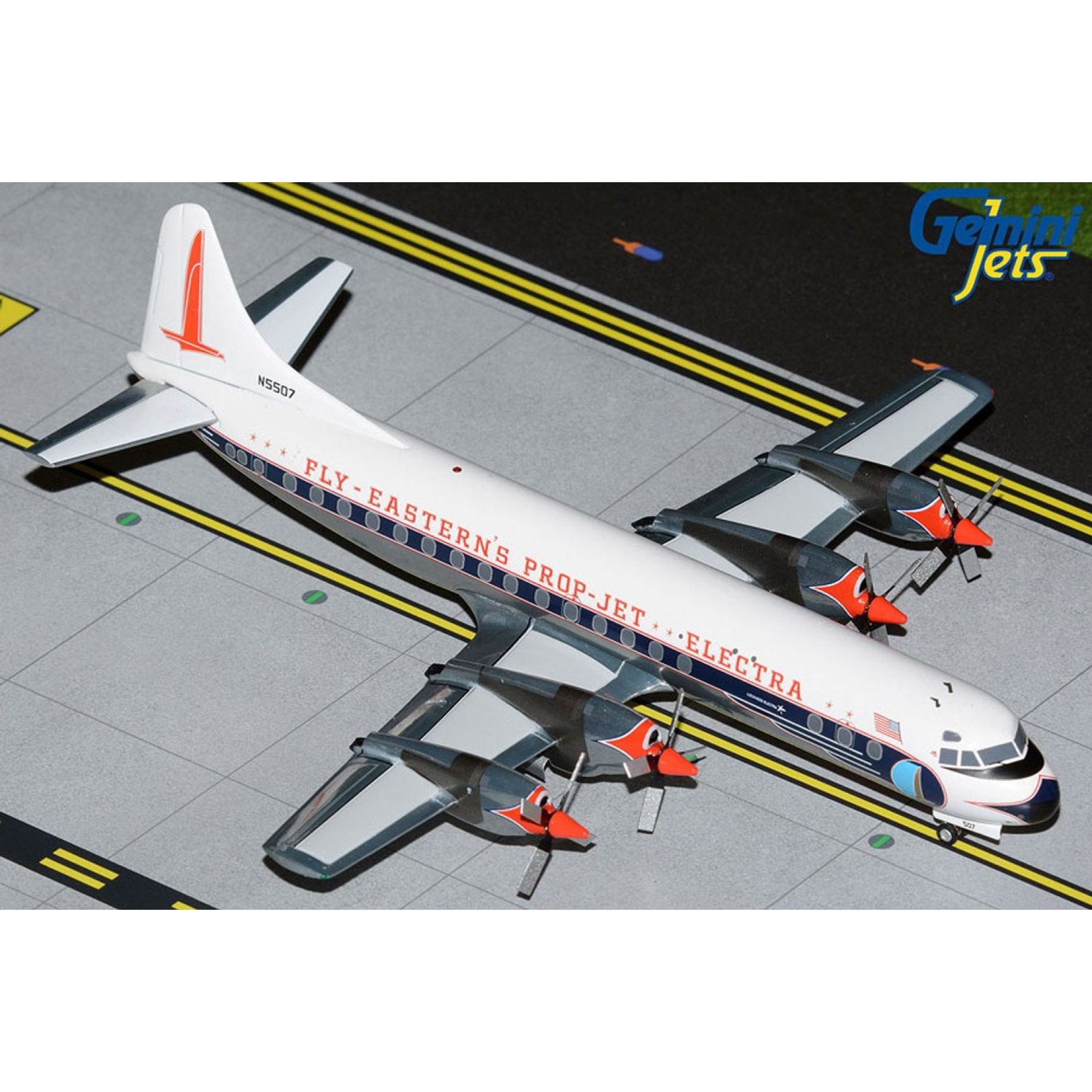 Gemini Jets Fly Eastern Airlines Lockheed L-188A Electra Diecast ...