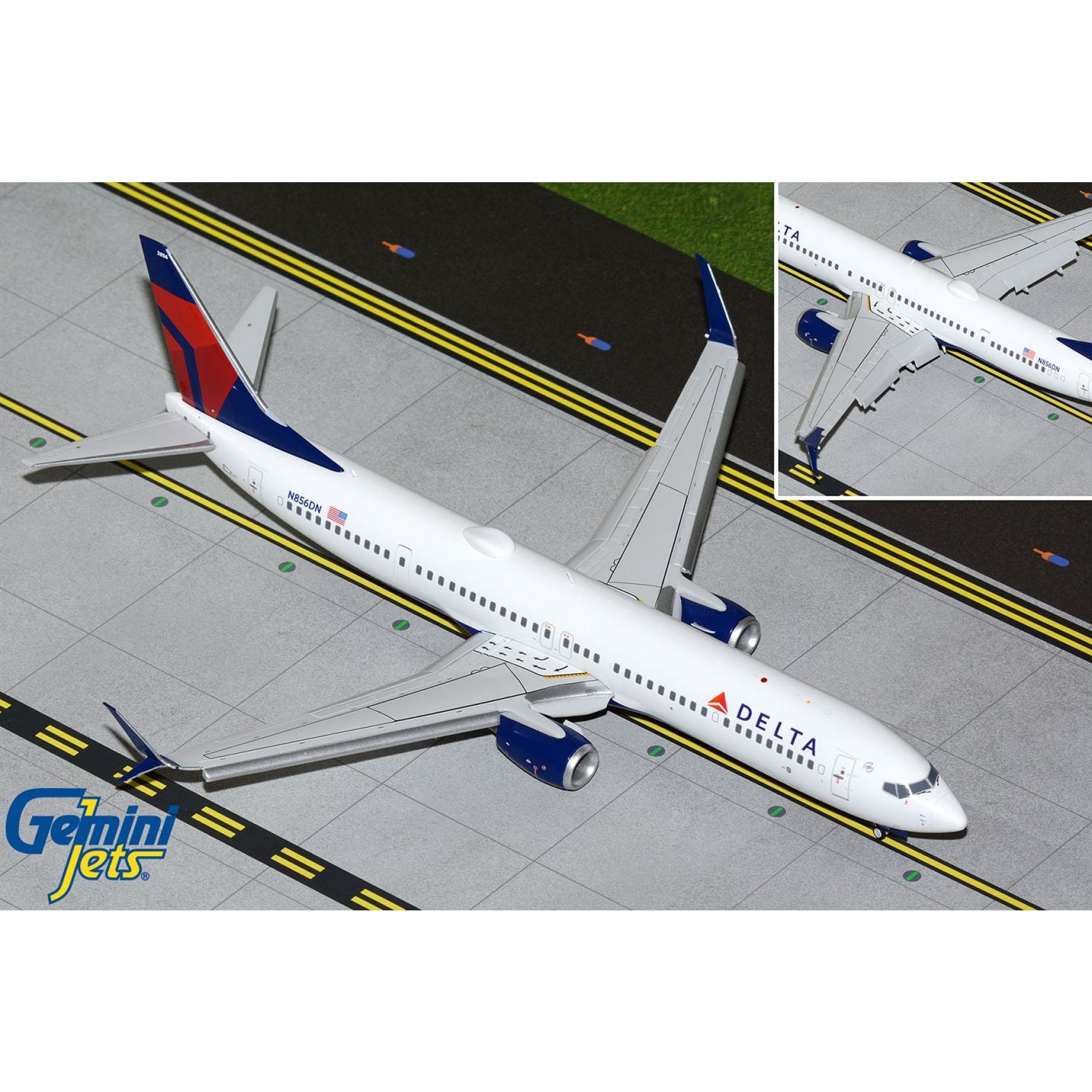 Gemini Jets Delta Boeing 737-900ER Diecast - N856DN - 1/200
