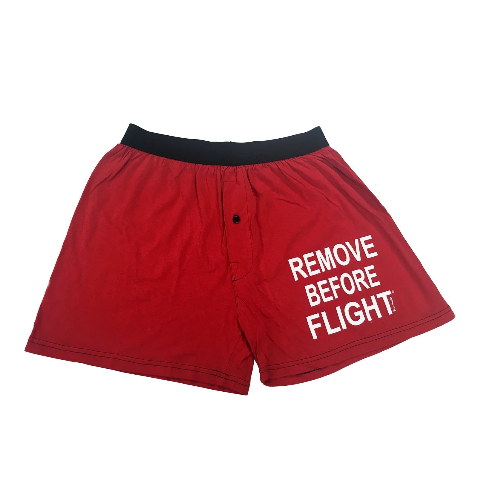 Remove Before Flight Mens Boxer Shorts with black waistband( Boxxerz )