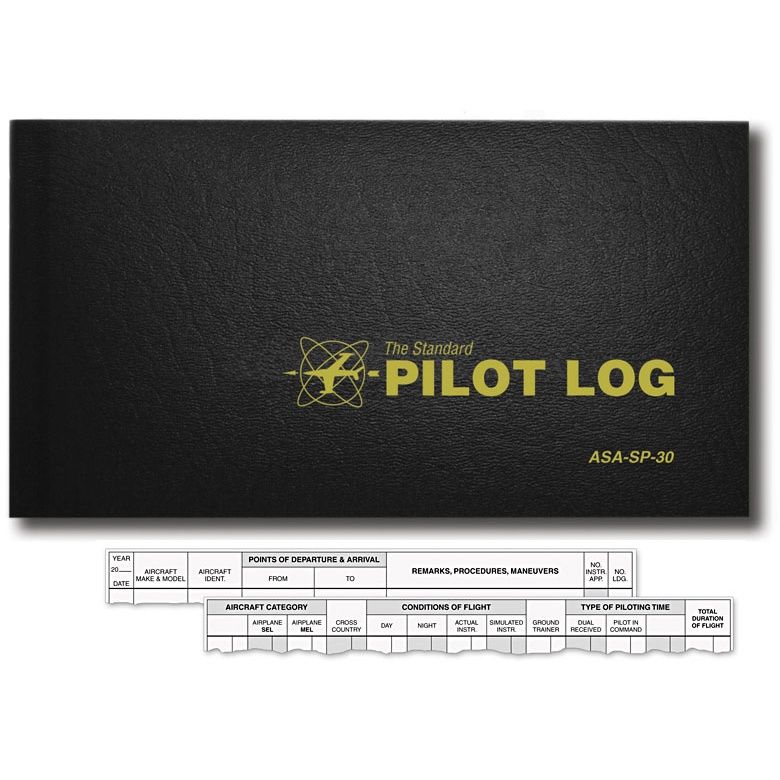 ASA FAA Pilot Log Book