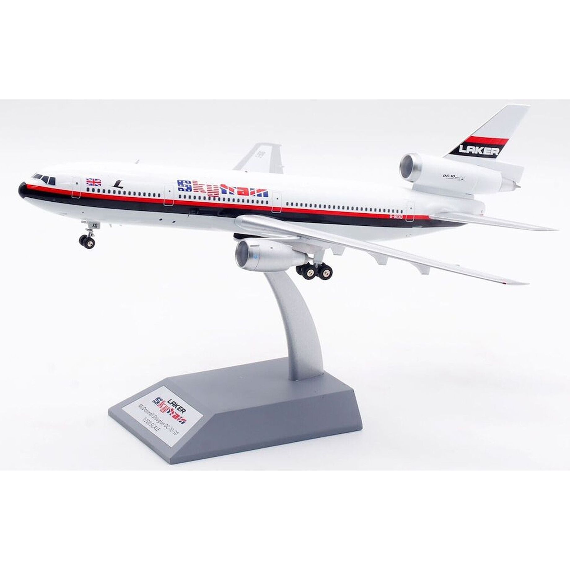 Inflight 200 Laker Airways Skytrain DC-10-30 Diecast - G-BGXG - 1/200