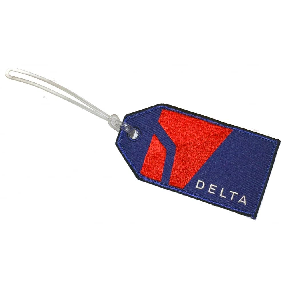 Delta Airways Embroidered Baggage Tag