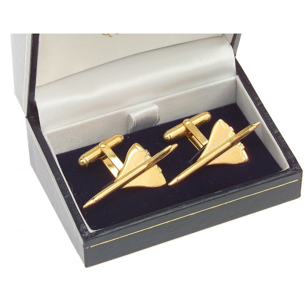 Clivedon Concorde Cufflinks - Gold Plated