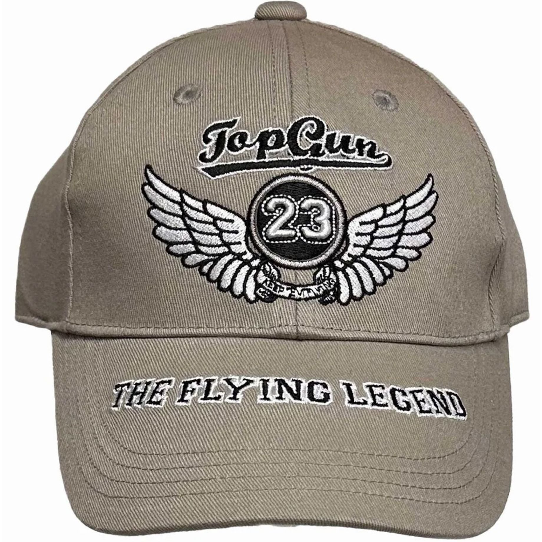 Top Gun Flying Legend Baseball Cap in Grey
