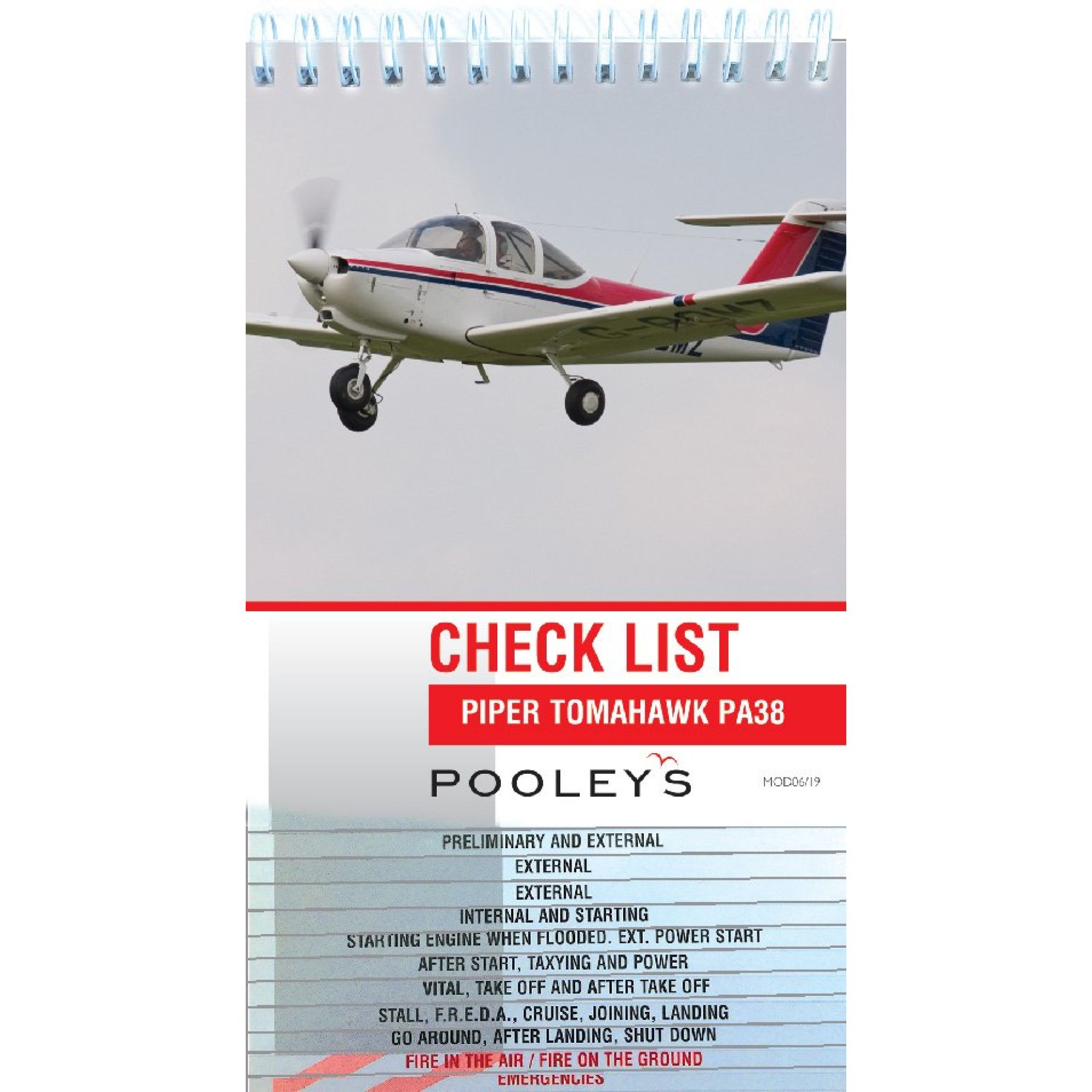 Pooleys PA38 Aircraft Checklist