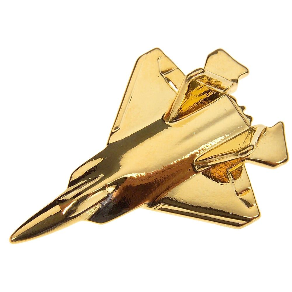 Clivedon F22 Raptor Boxed Pin - Gold