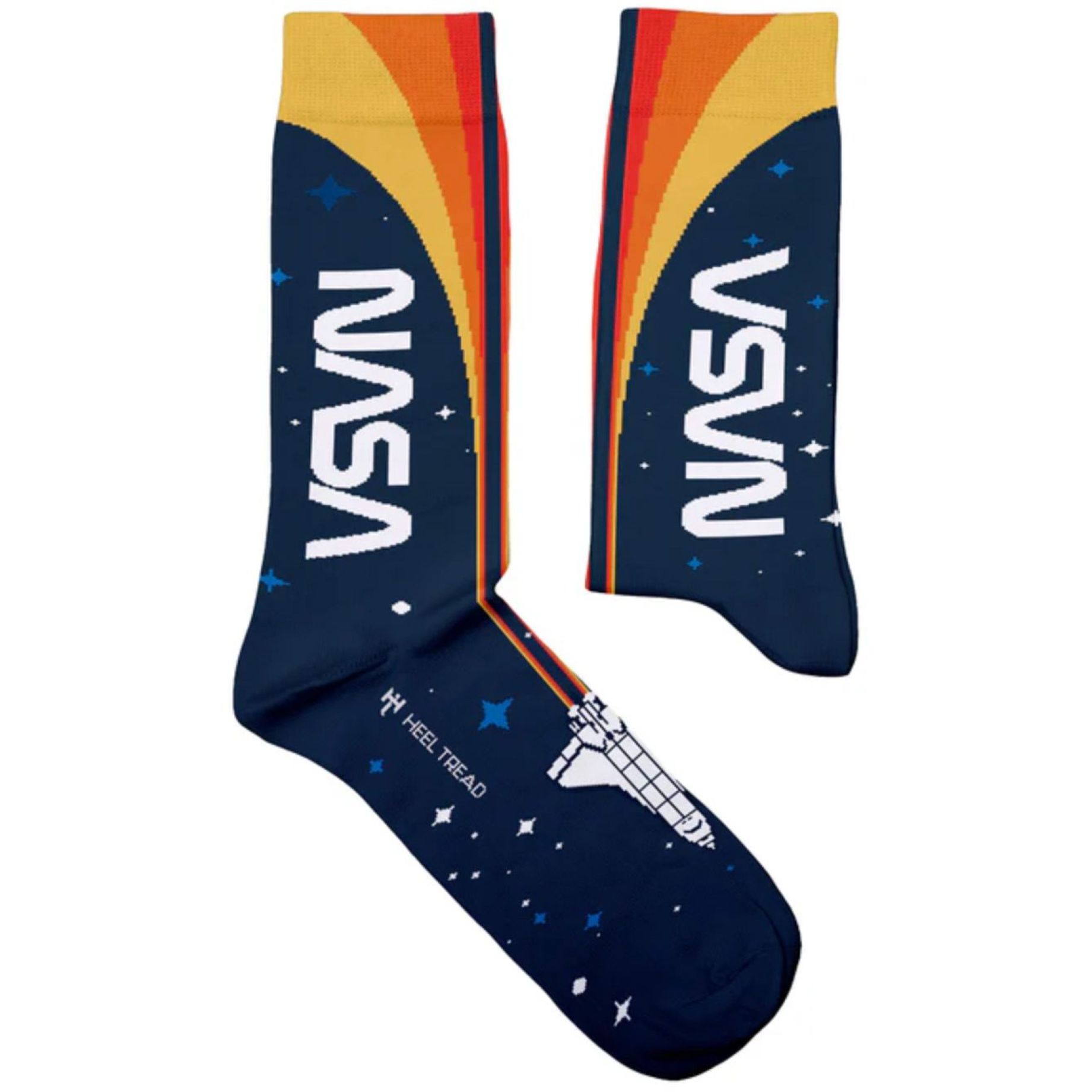 Heel tread NASA Socks