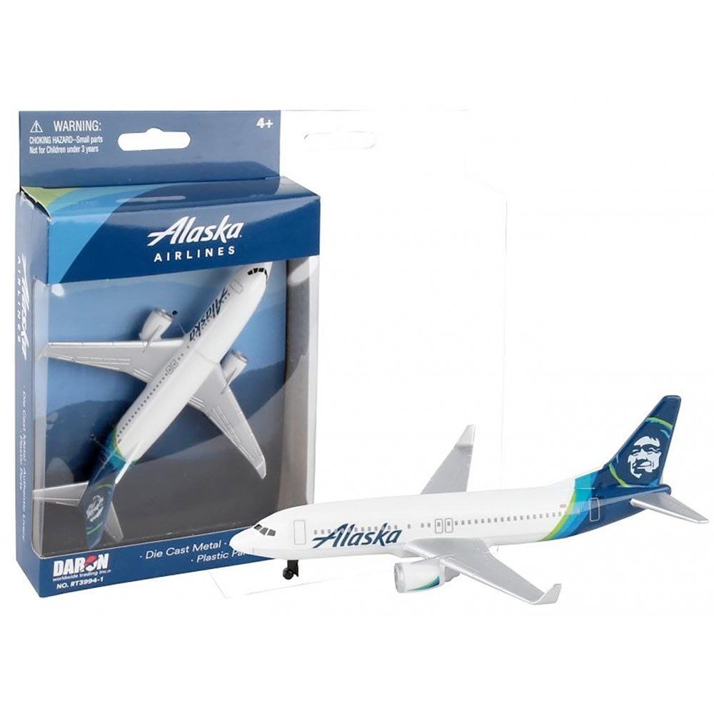 Alaska Airlines Boeing 737 Diecast Toy